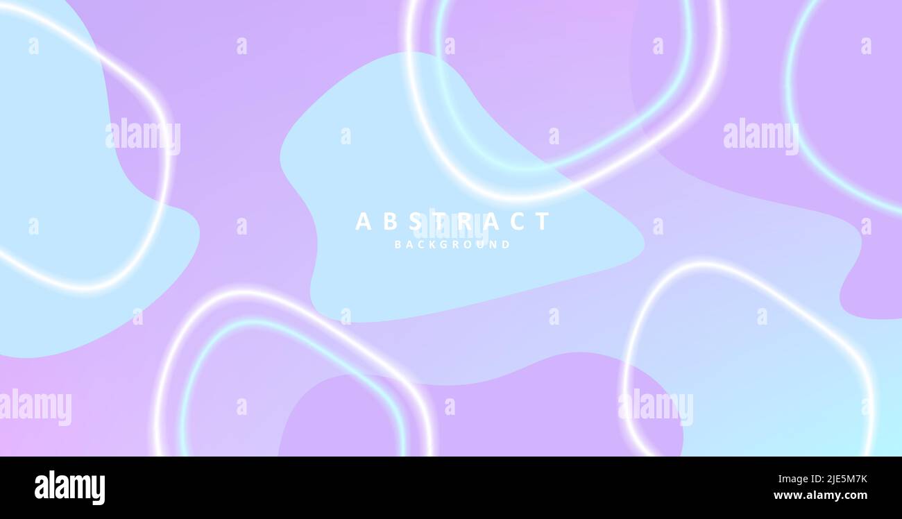 Abstract fluid shapes creating pastel background, distorted circles ...