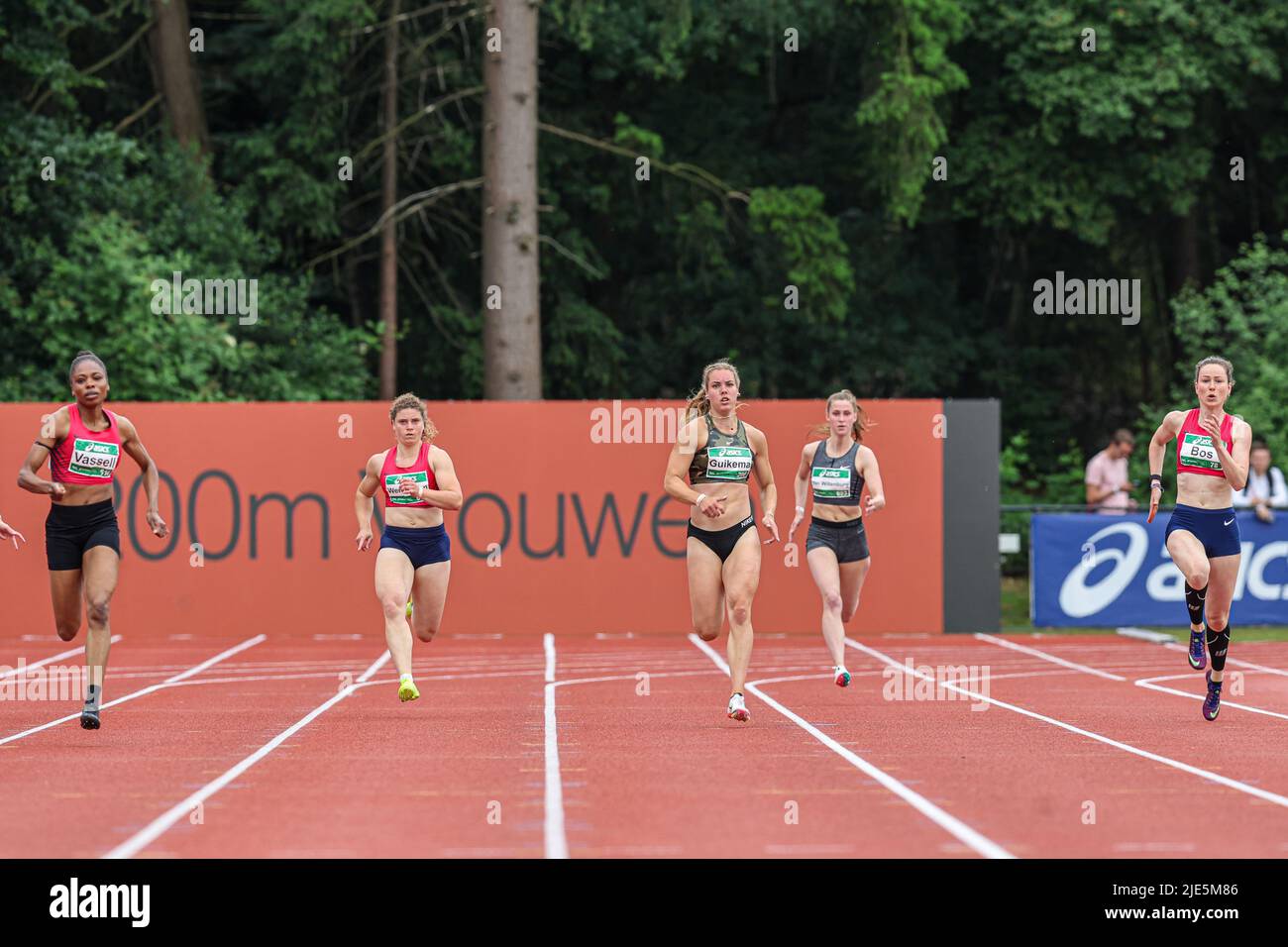 APELDOORN, NETHERLANDS - JUNE 25: Kadene Vassel of The Netherlands ...