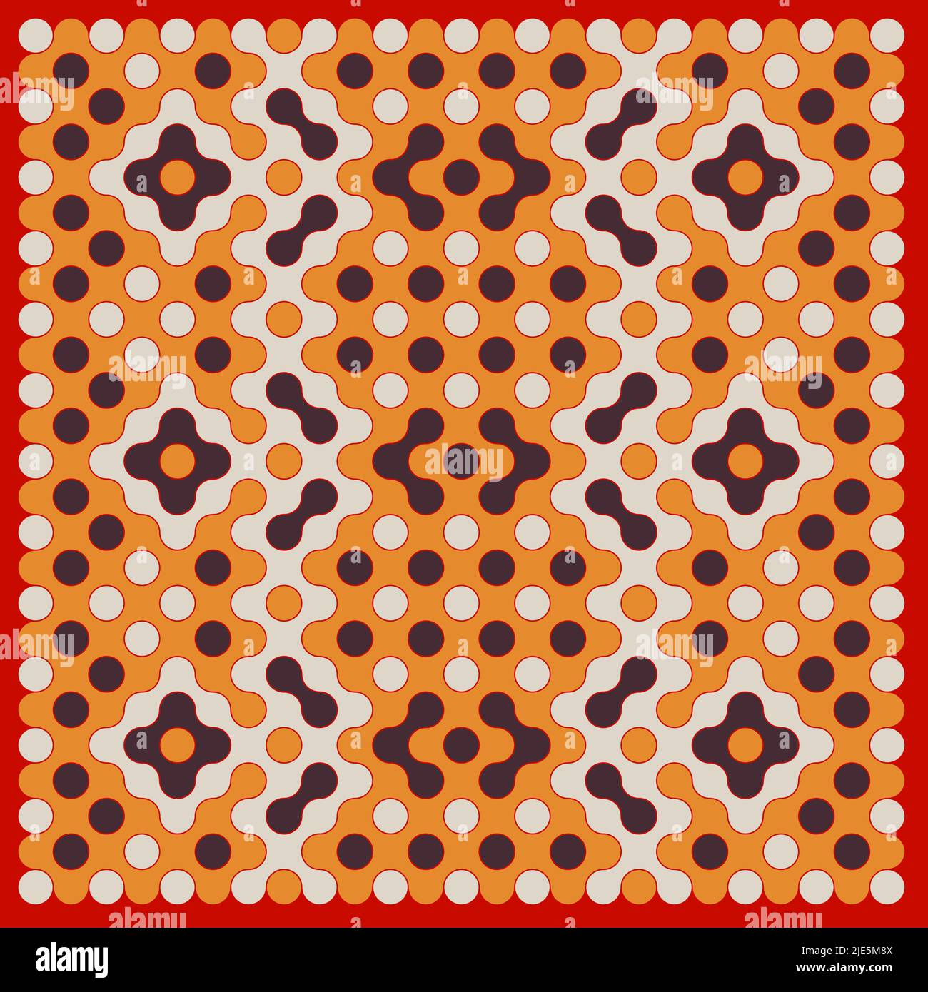 Random color rounded truchet tiling illustration Stock Vector Image ...