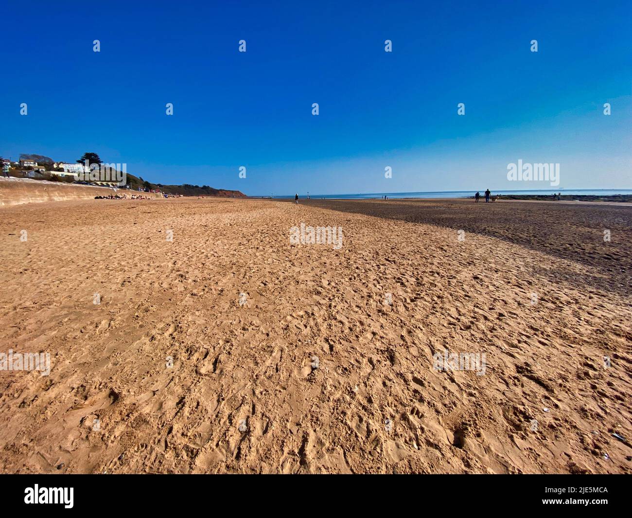 Exmouth seafront in Devon Stock Photo - Alamy