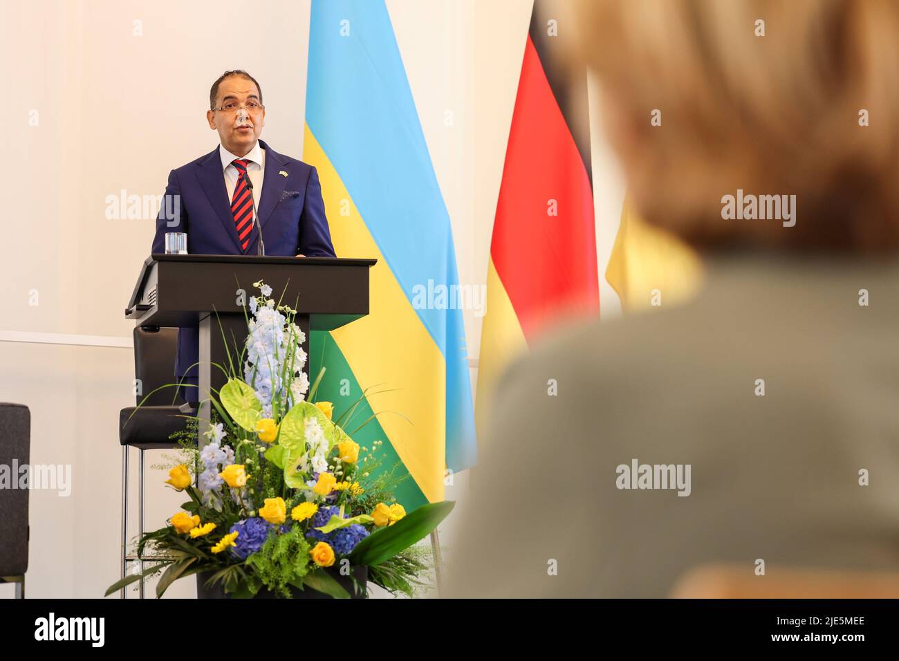 Mainz, Germany. 23rd June, 2022. Igor César, Ambassador of Rwanda ...