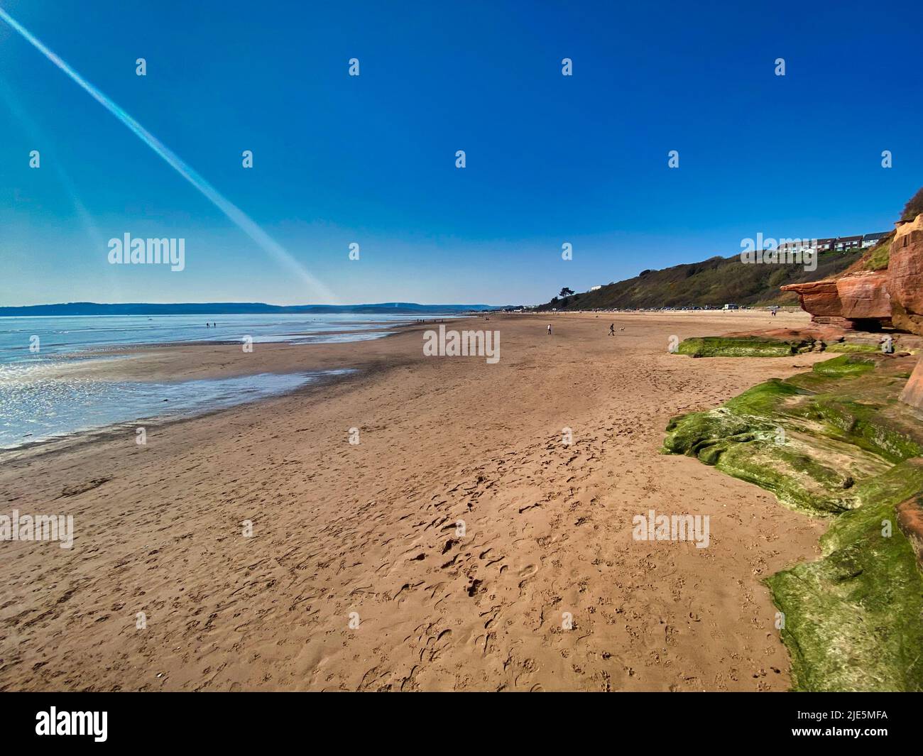 Exmouth seafront in Devon Stock Photo - Alamy