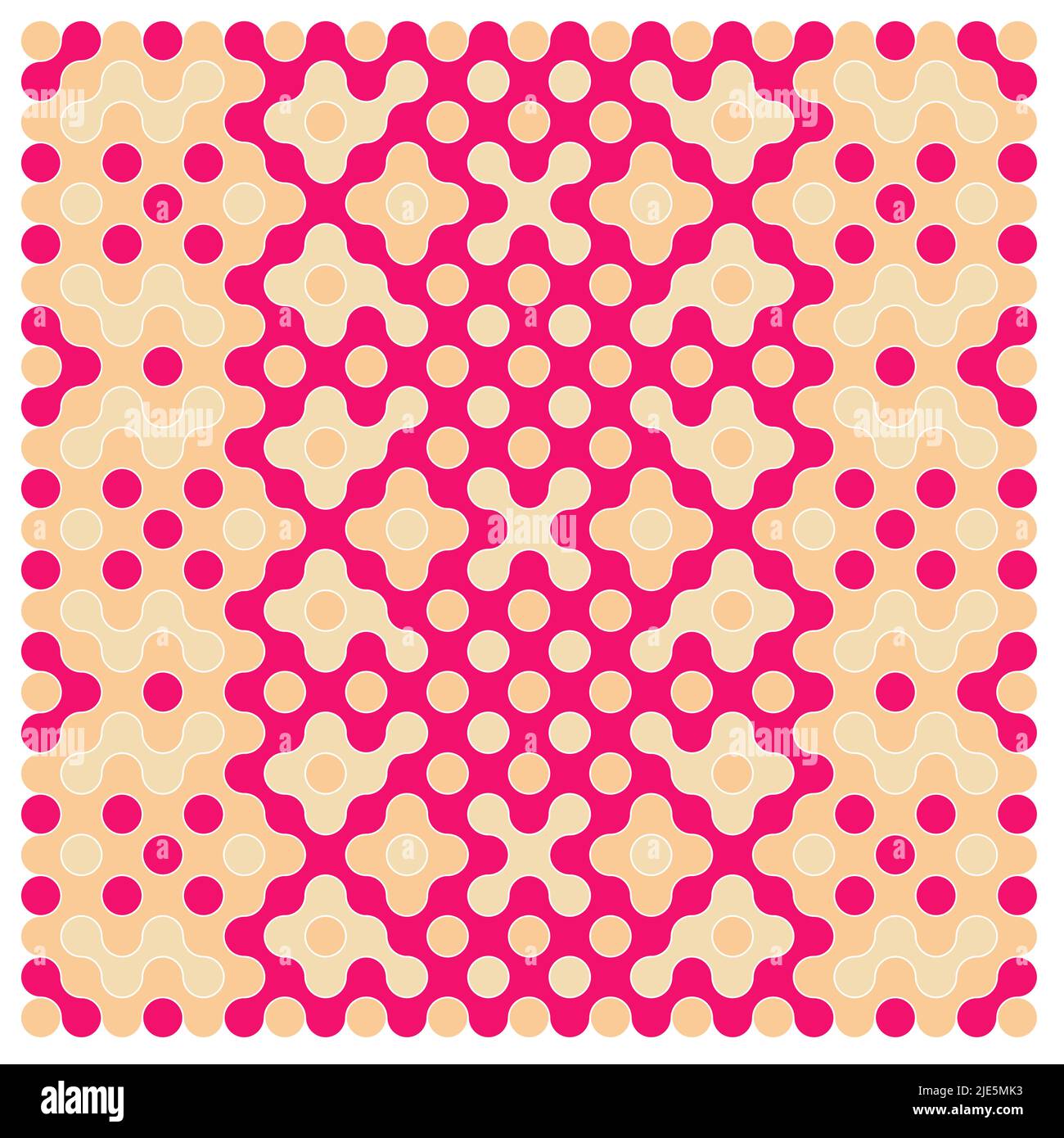 Random color rounded truchet tiling illustration Stock Vector Image ...