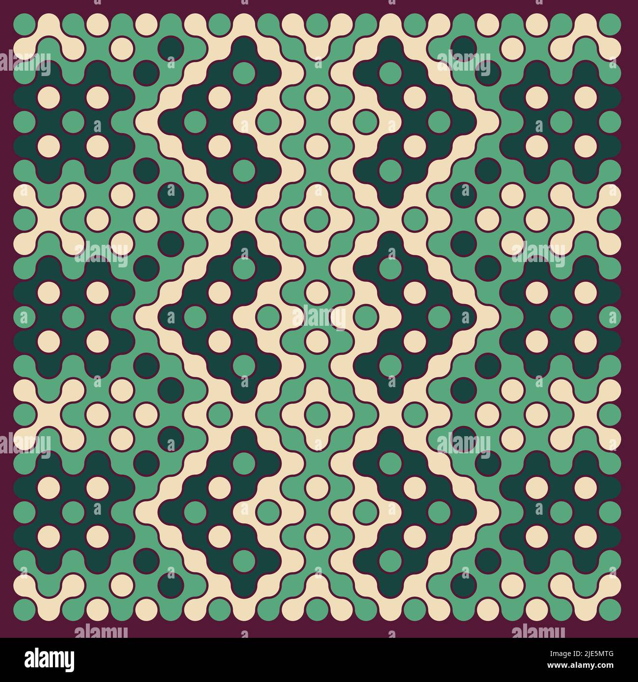 Random color rounded truchet tiling illustration Stock Vector Image ...