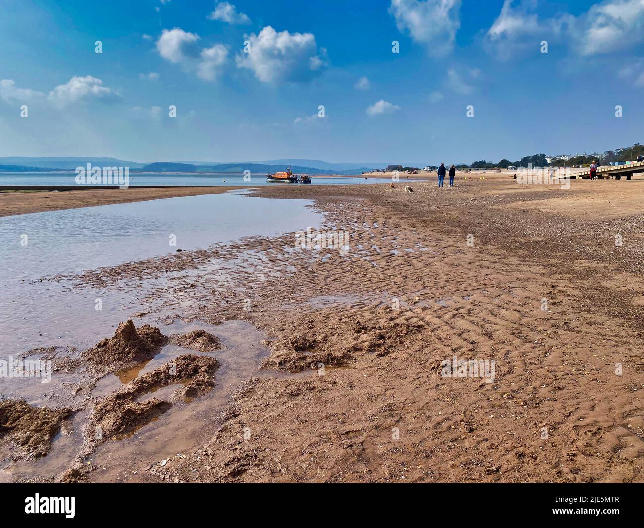 Exmouth seafront in Devon Stock Photo - Alamy