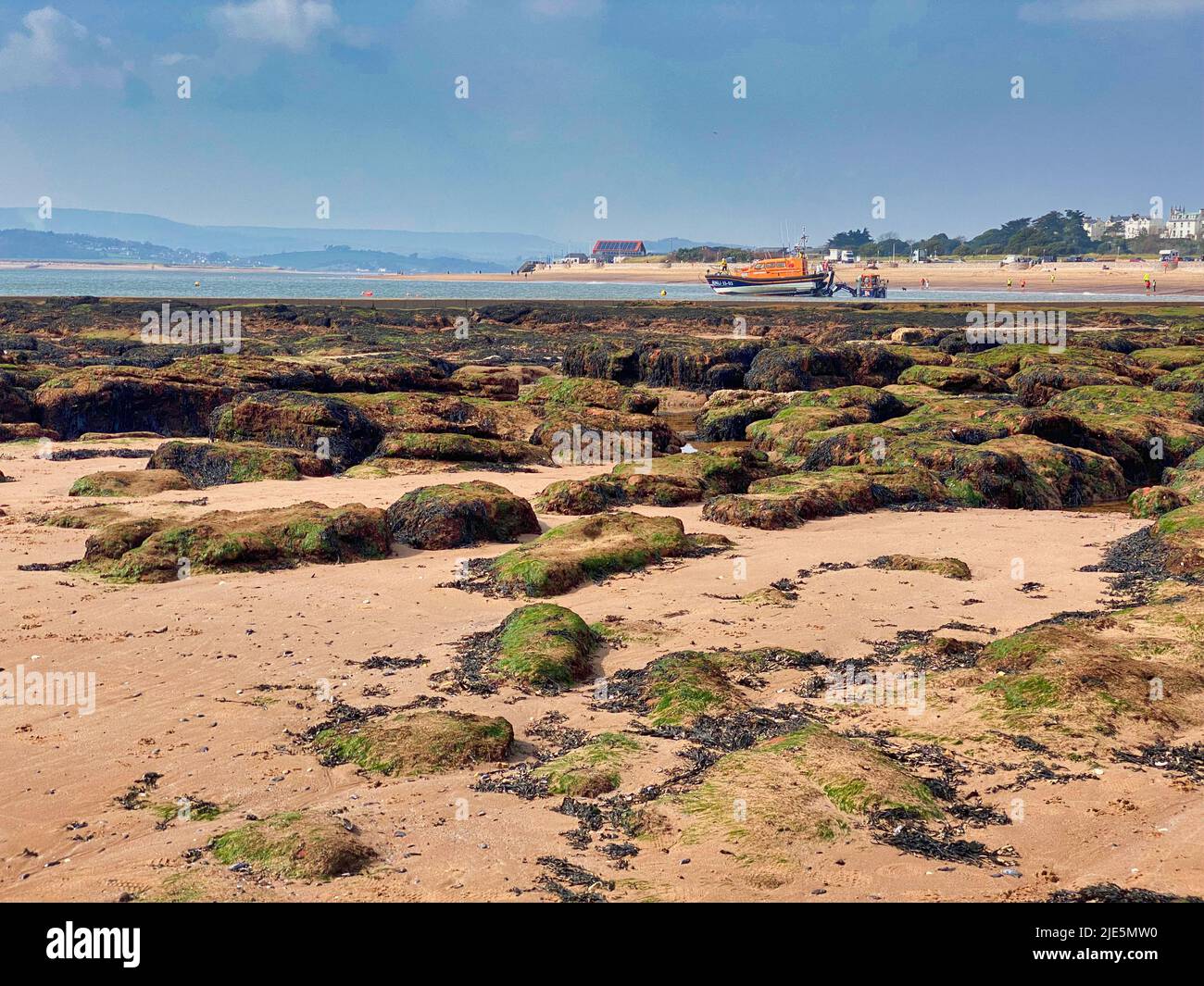 Exmouth seafront in Devon Stock Photo - Alamy