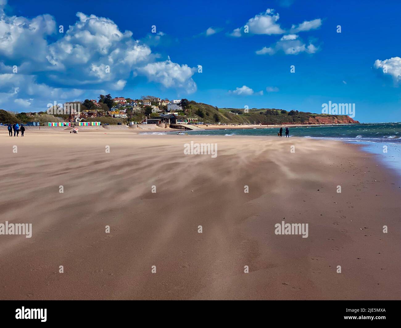 Exmouth seafront in Devon Stock Photo - Alamy