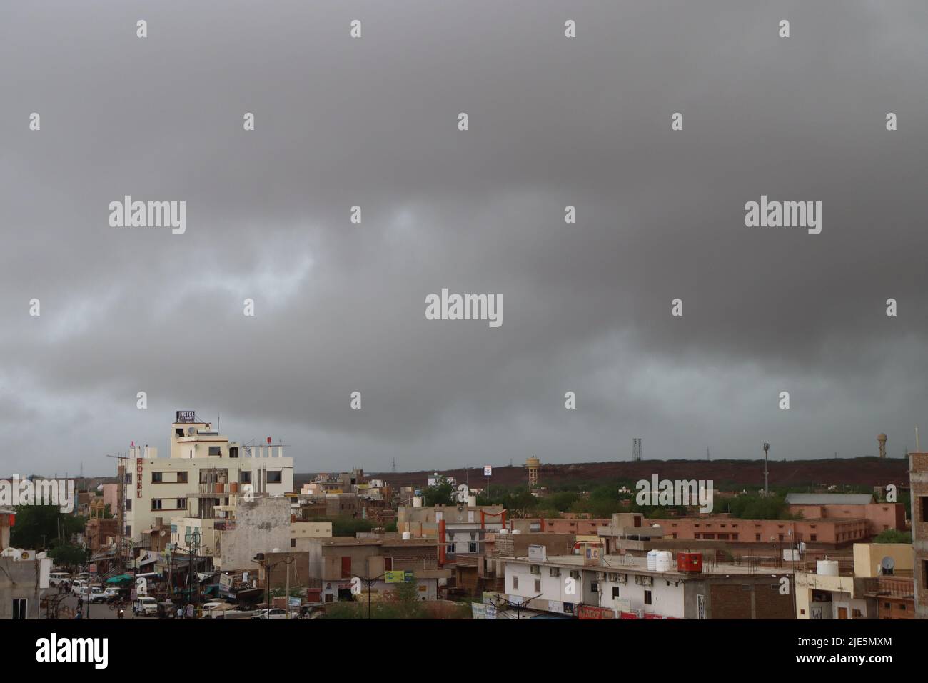 Cloudy weather in Rajasthan, India Stock Photo - Alamy