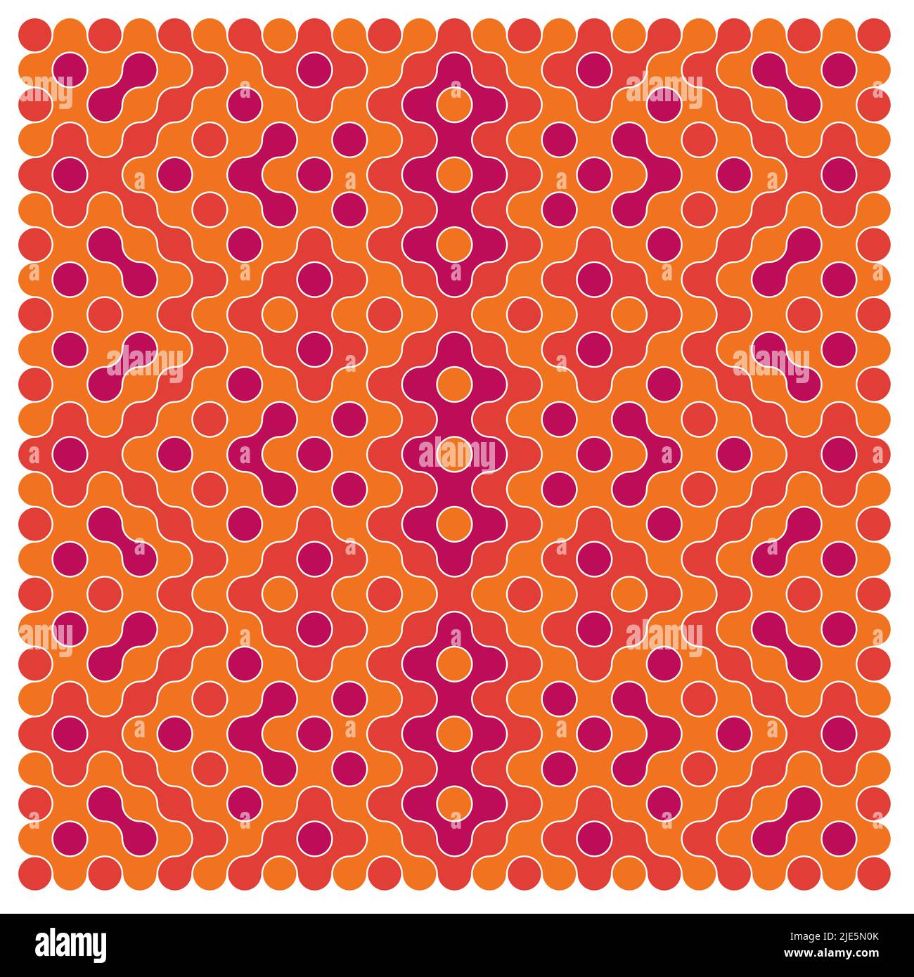 Random color rounded truchet tiling illustration Stock Vector Image ...