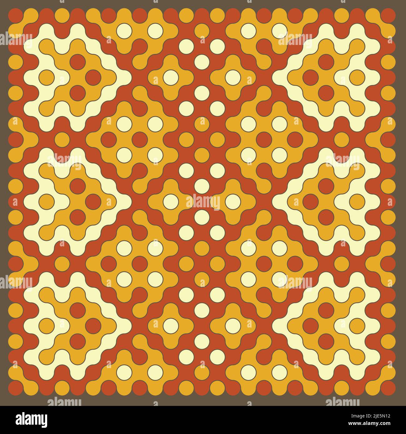 Random color rounded truchet tiling illustration Stock Vector Image ...