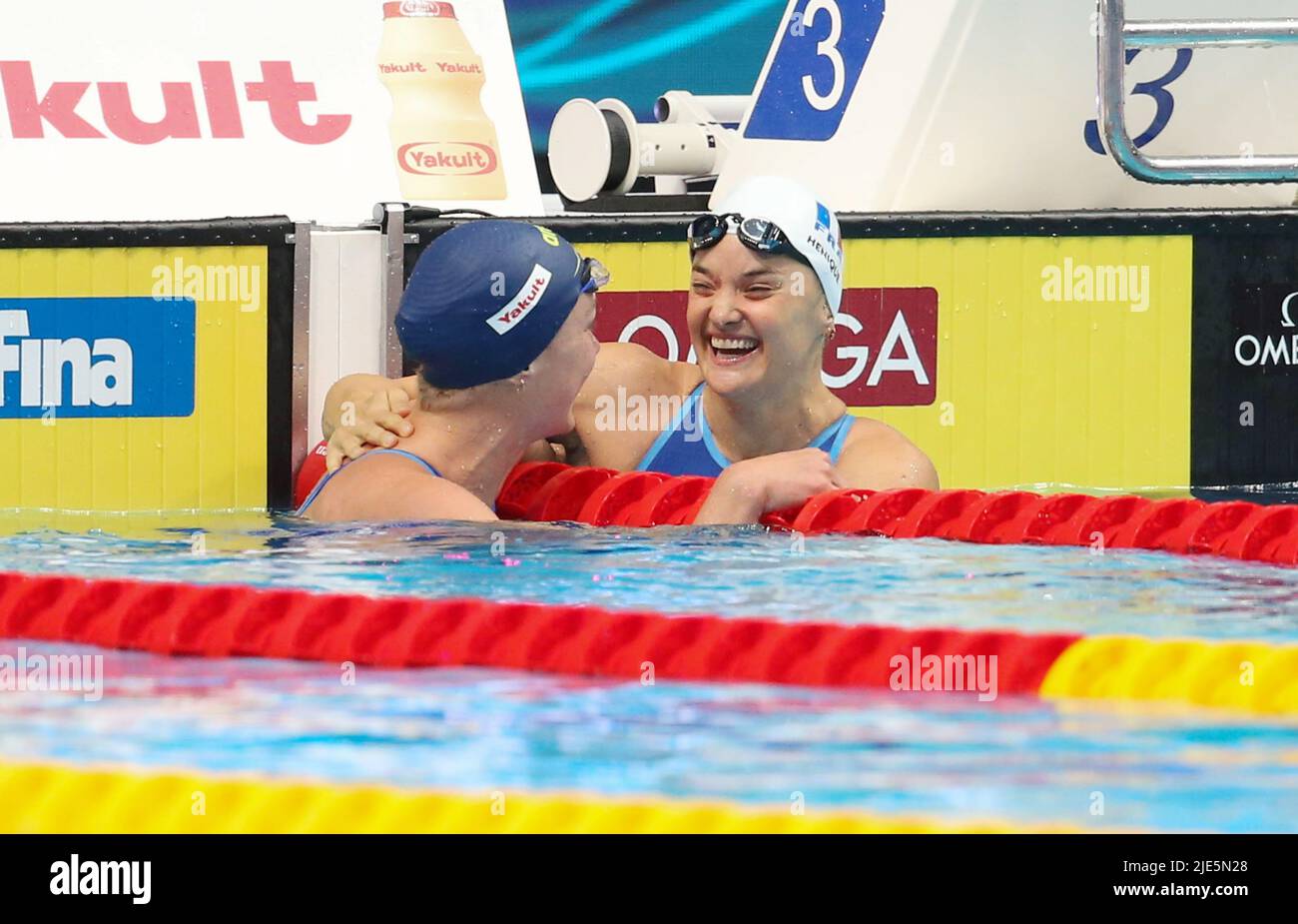 June 24, 2022, Rome, Hungary: Melanie Henique of France Silver medal ...