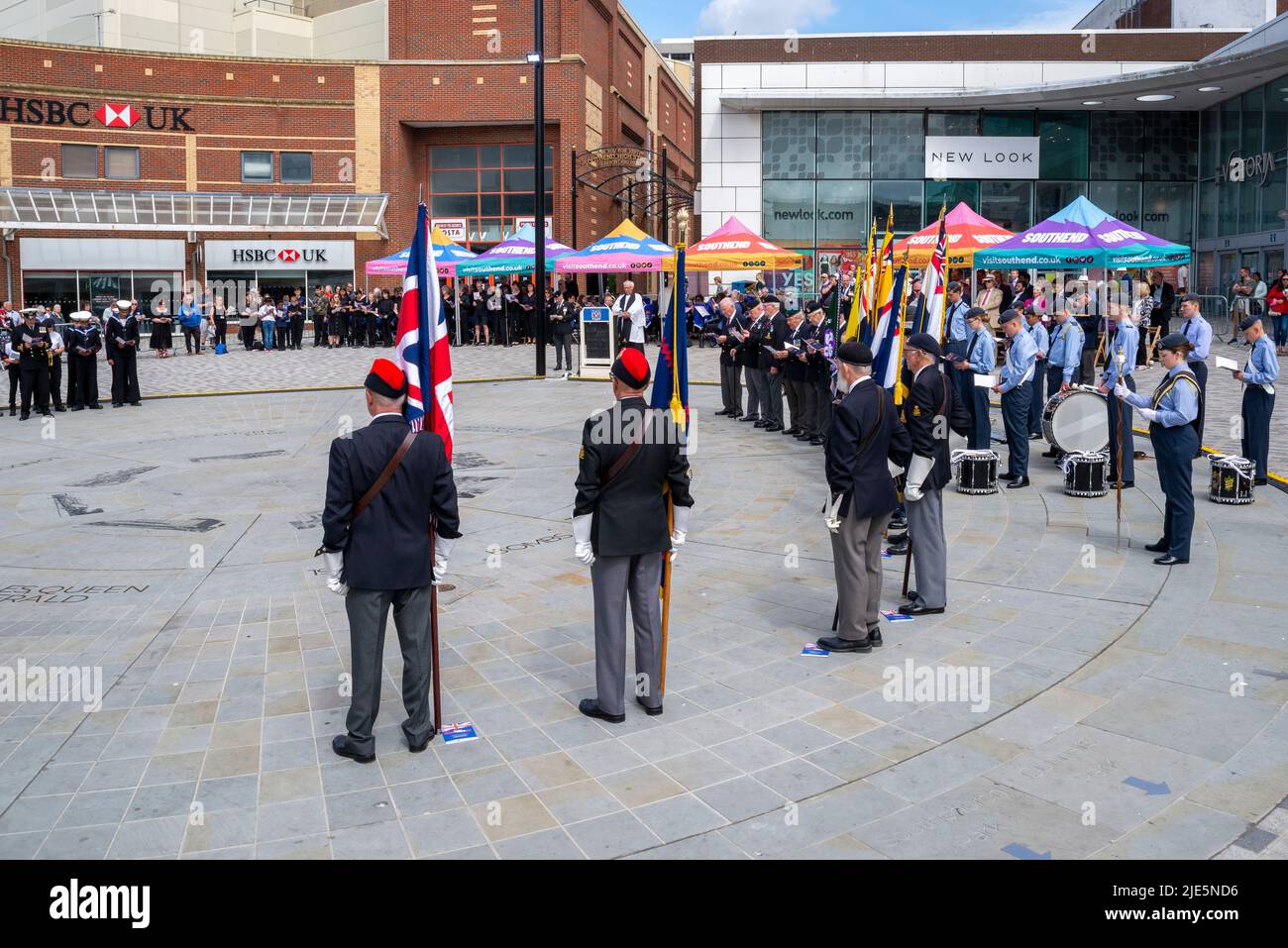 High Street, Southend on Sea, Essex, UK. 25th Jun, 2022. An Armed ...