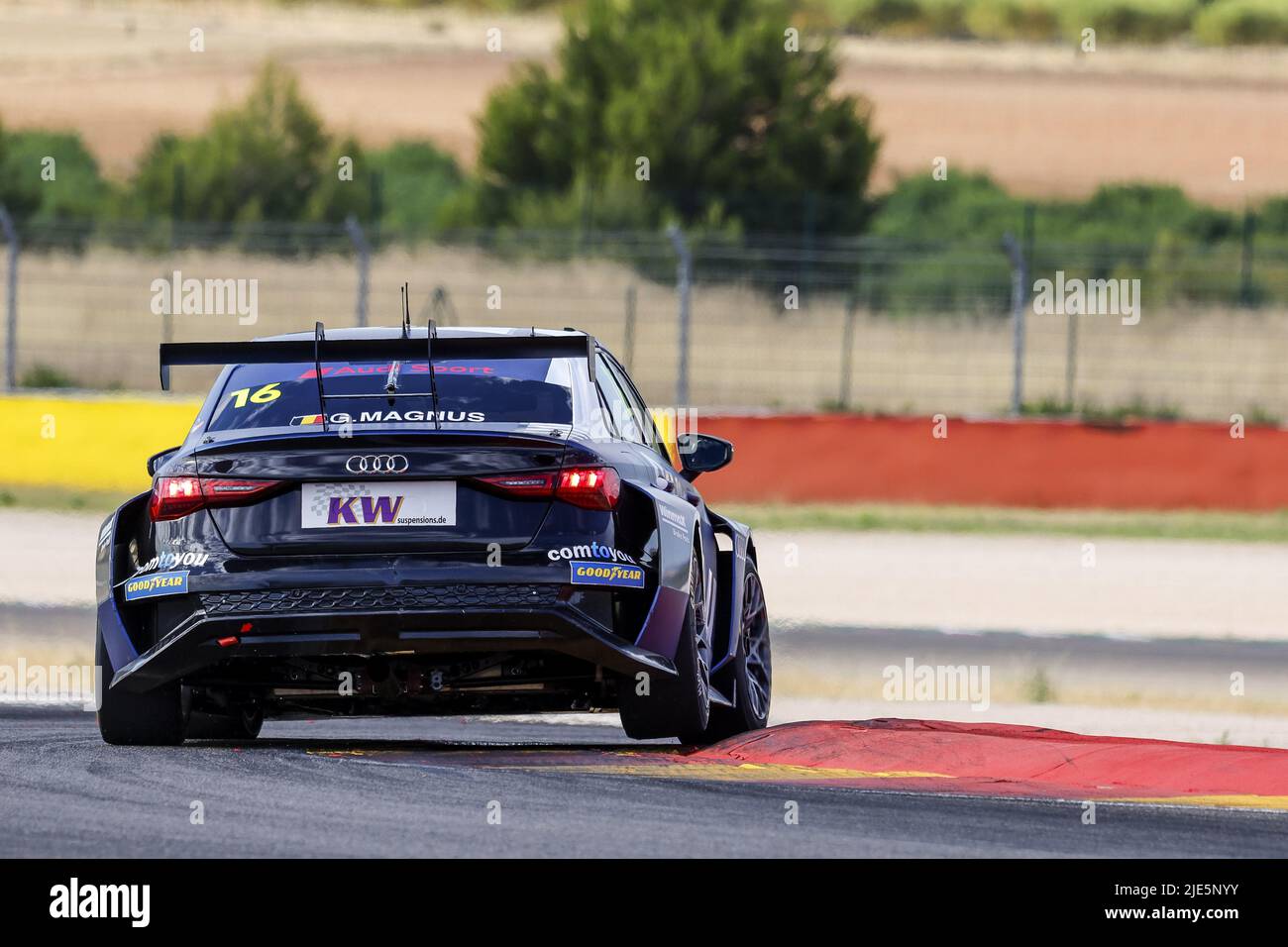 16 MAGNUS Gilles (BEL), Comtoyou Team Audi Sport, Audi RS 3 LMS, action ...