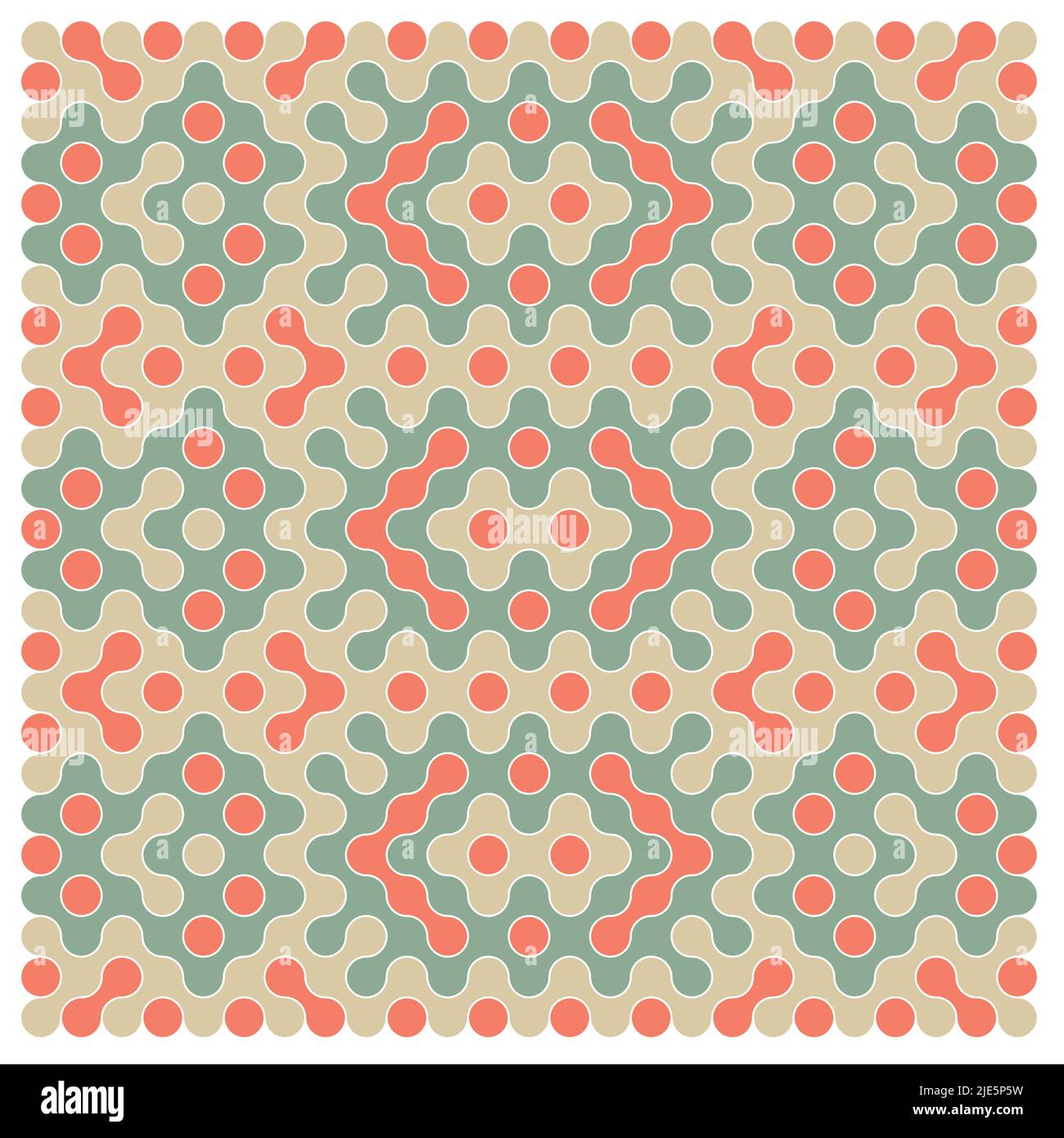 Random color rounded truchet tiling illustration Stock Vector Image ...