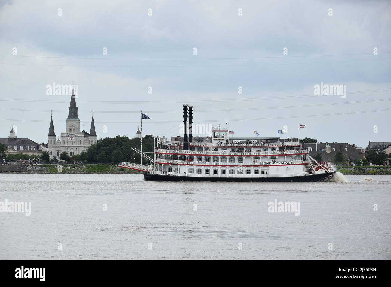 The City of New Orleans as seen across from the Crescent curve of the ...