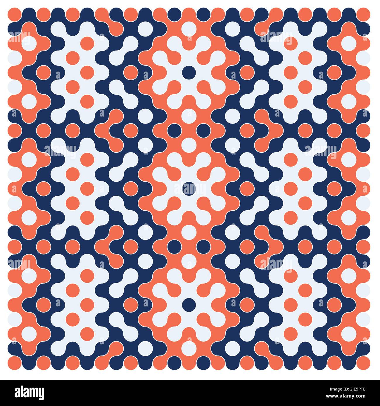 Random color rounded truchet tiling illustration Stock Vector Image ...