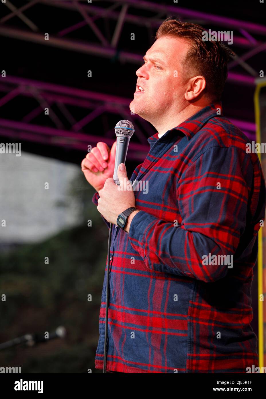 Ash Frith, Stand Up Comedian, Open Air Comedy, Leigh Folk Festival ...
