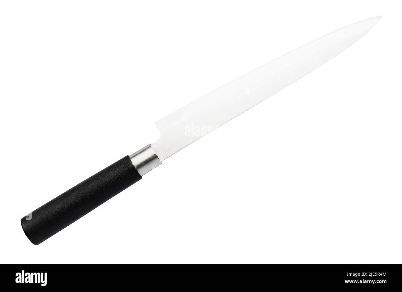 all-purpose knife with plastic handle isolated on white background ...