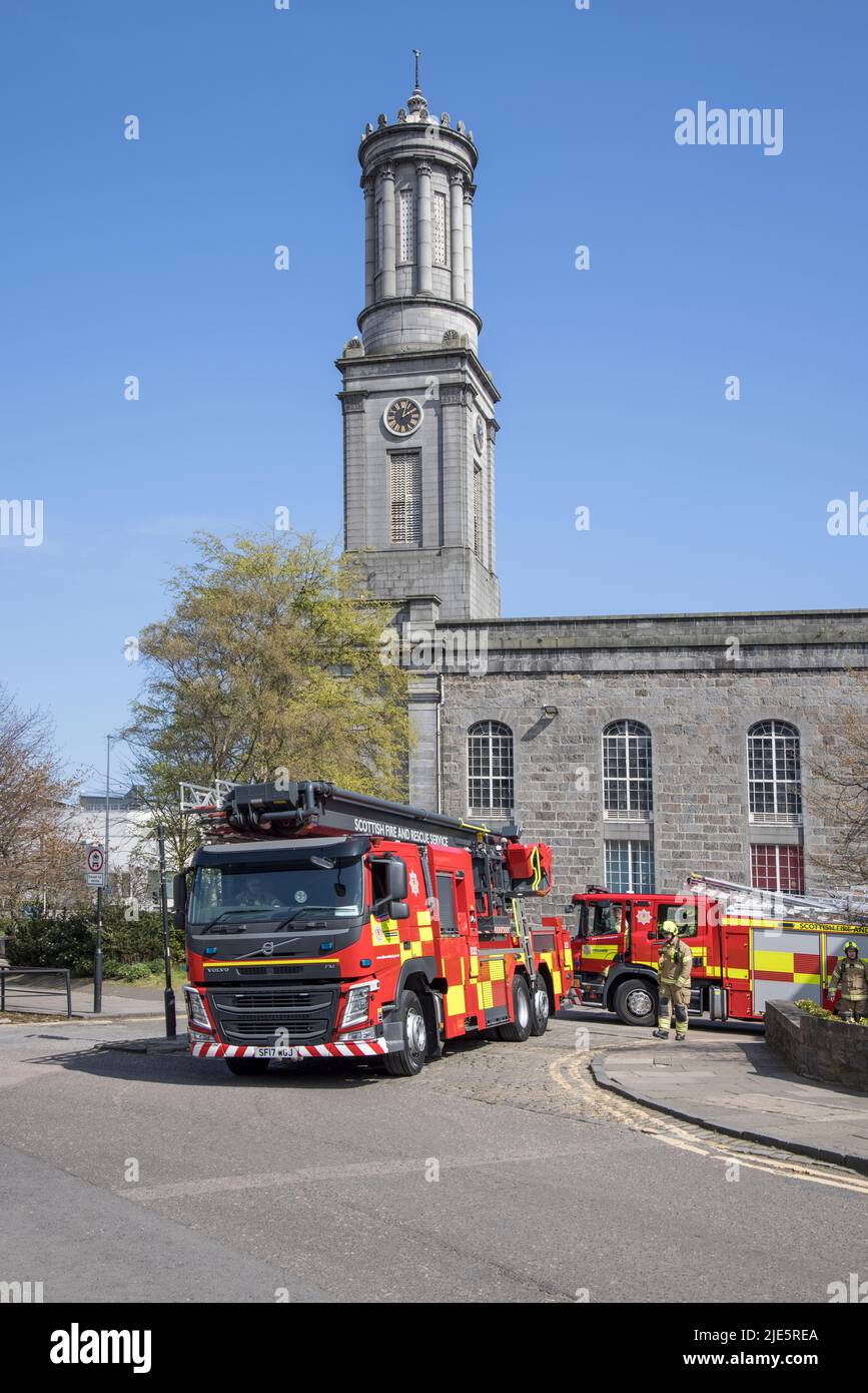 Fire engine scotland aberdeen hi-res stock photography and images - Alamy