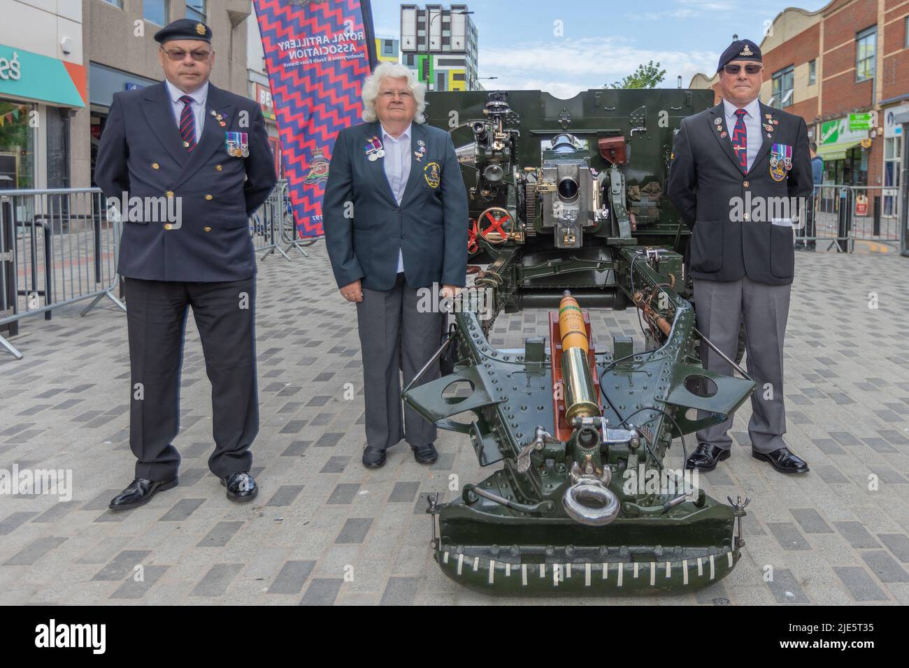 Southend on Sea, UK. 25th June 2022. Armed Forces Day parade and open ...
