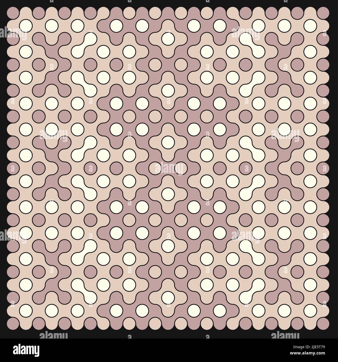 Random color rounded truchet tiling illustration Stock Vector Image ...