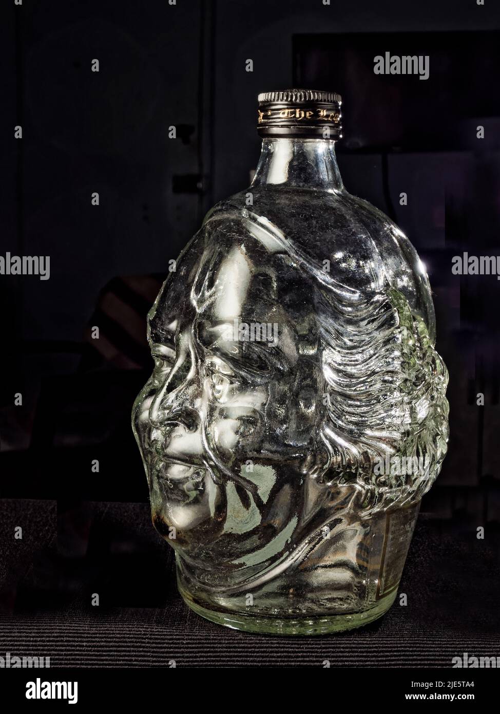06 24 2022 Vintage Empty Liquor GLASS BOTTLE Monk face Old Monk Studio ...