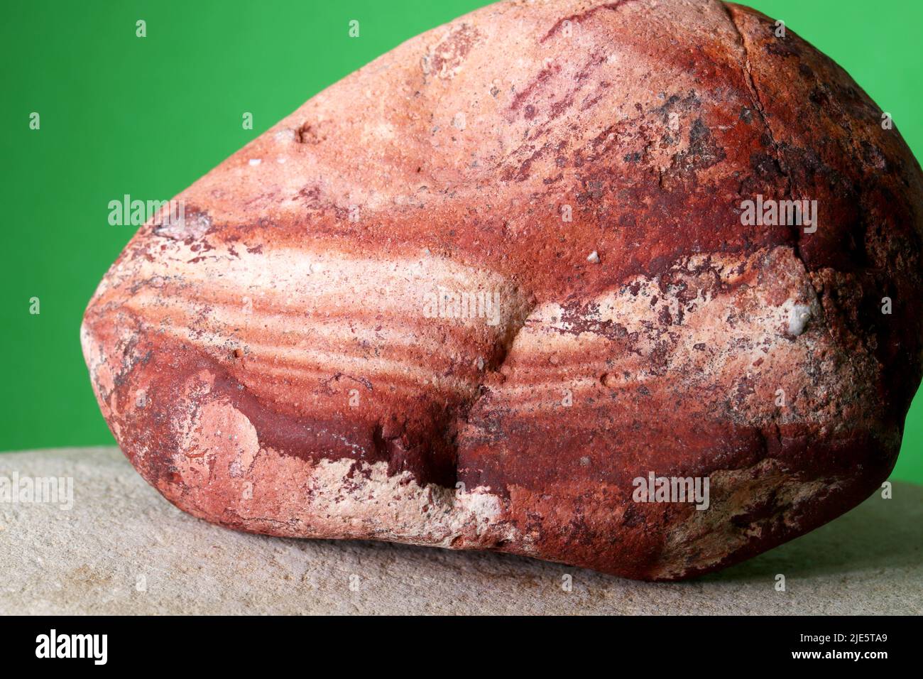 close-up natural stone texture on green background Stock Photo - Alamy