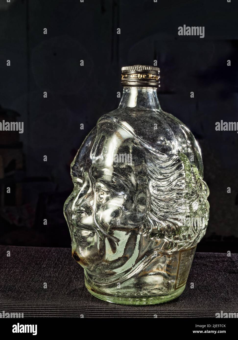 06 24 2022 Vintage Empty Liquor GLASS BOTTLE Monk face Old Monk Studio ...