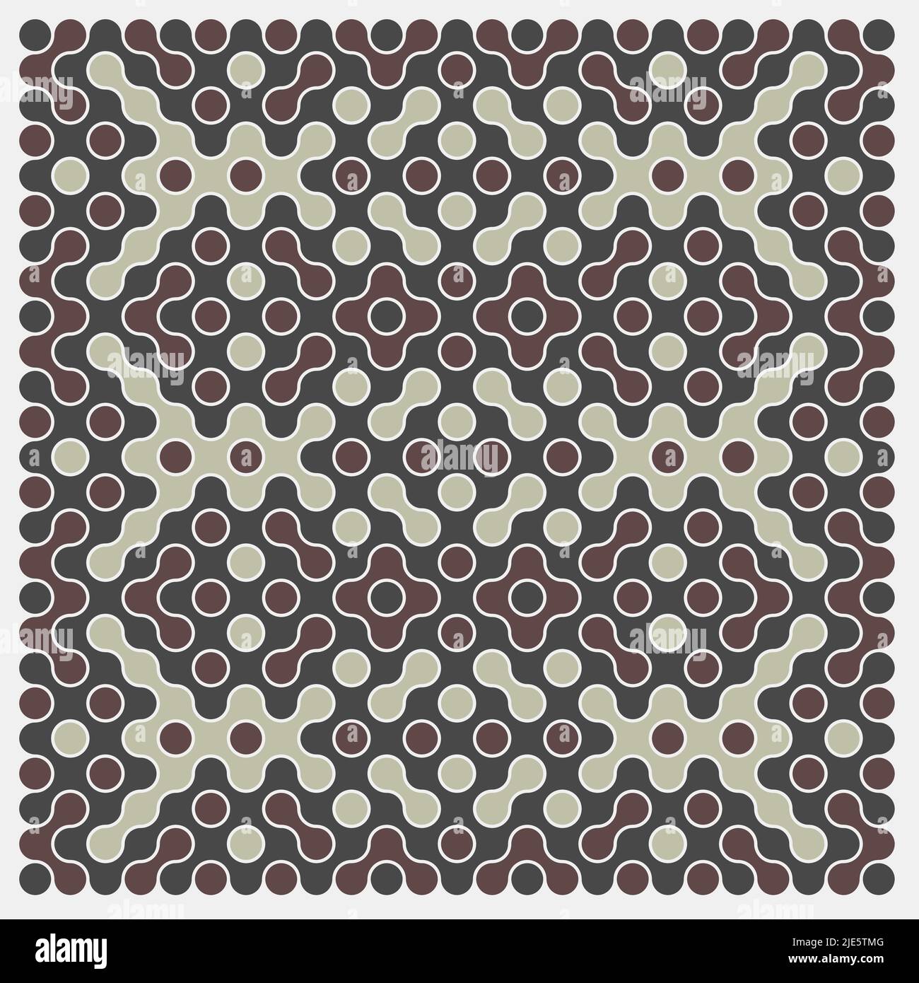 Random color rounded truchet tiling illustration Stock Vector Image ...