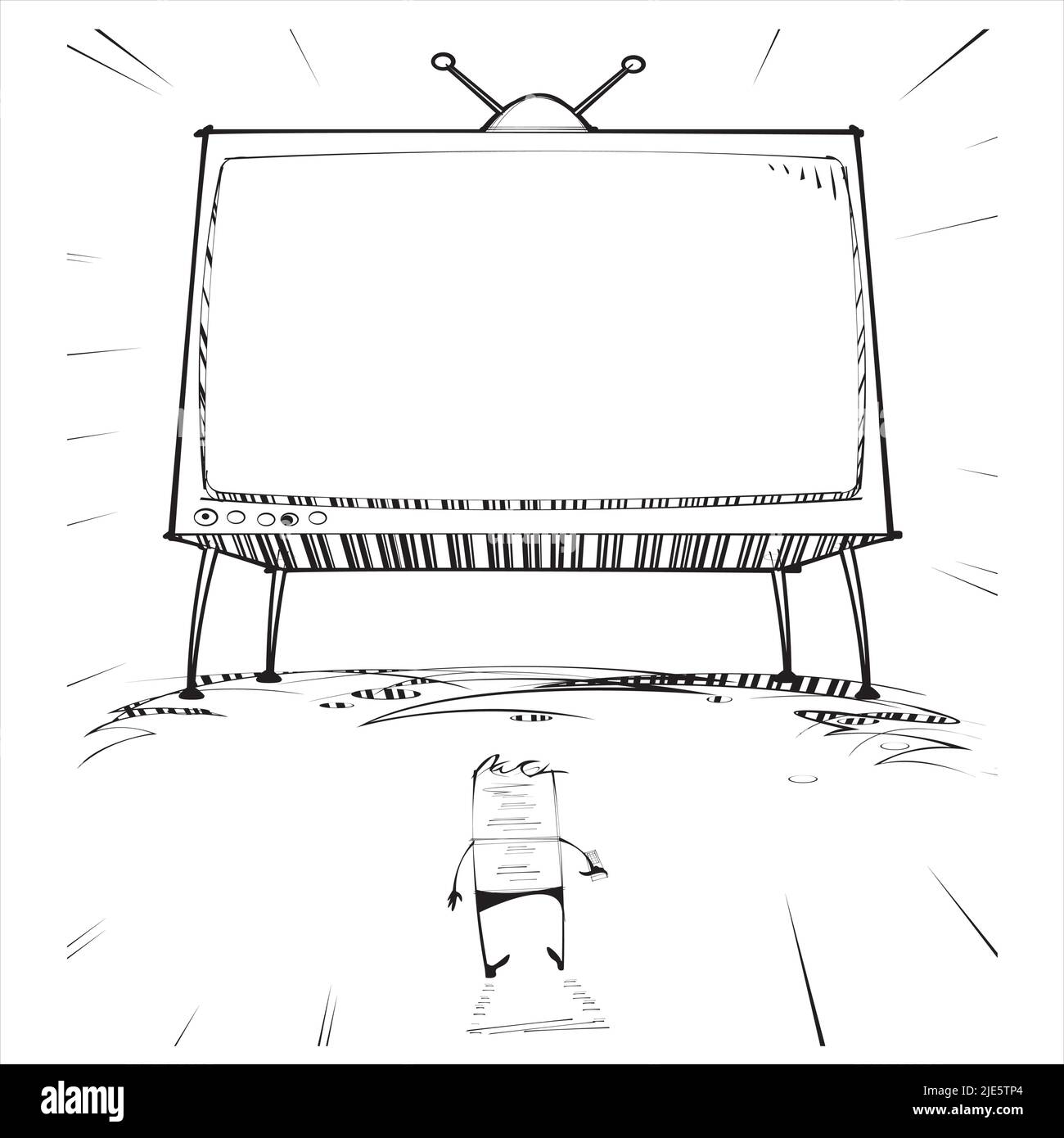 Tv showcase Stock Vector Images - Alamy