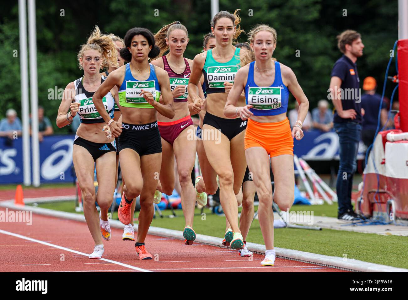 APELDOORN, NETHERLANDS - JUNE 25: athletes of The Netherlands competing ...