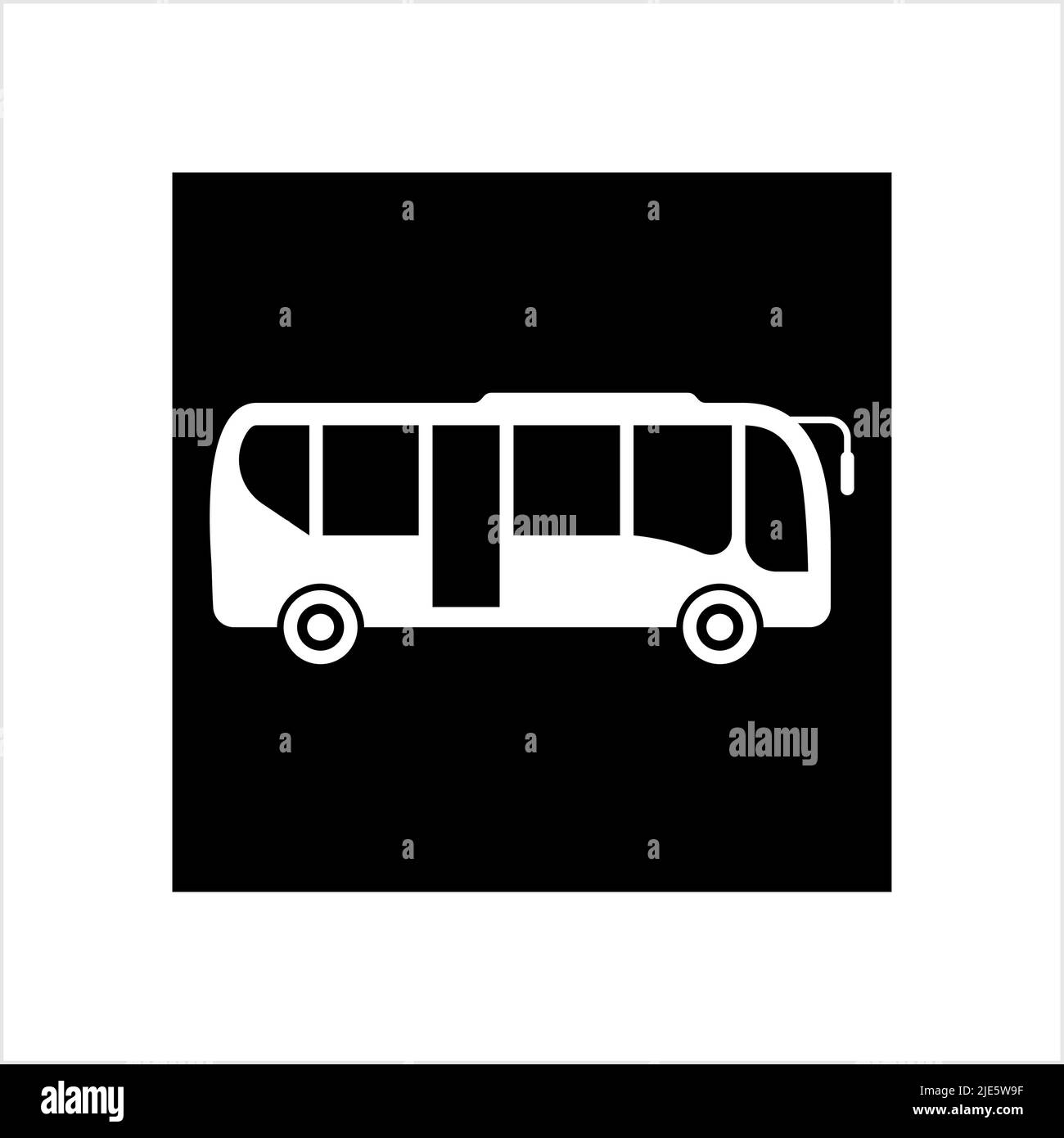 Bus Icon, Bus Vector Art Illustration Stock Vector Image & Art - Alamy