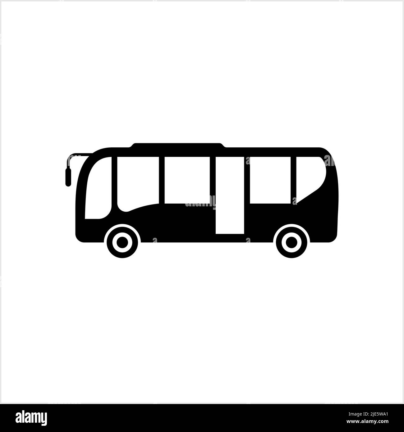 Bus Icon, Bus Vector Art Illustration Stock Vector Image & Art - Alamy