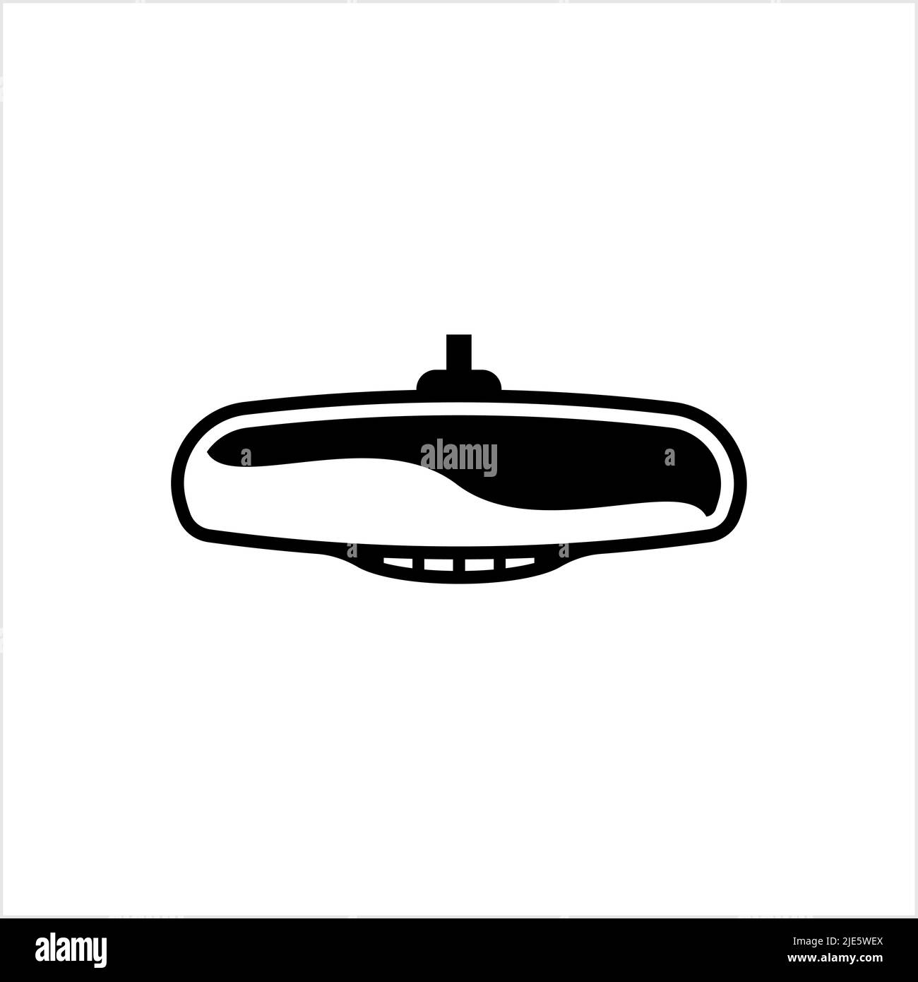 Rearview mirror view Stock Vector Images - Alamy