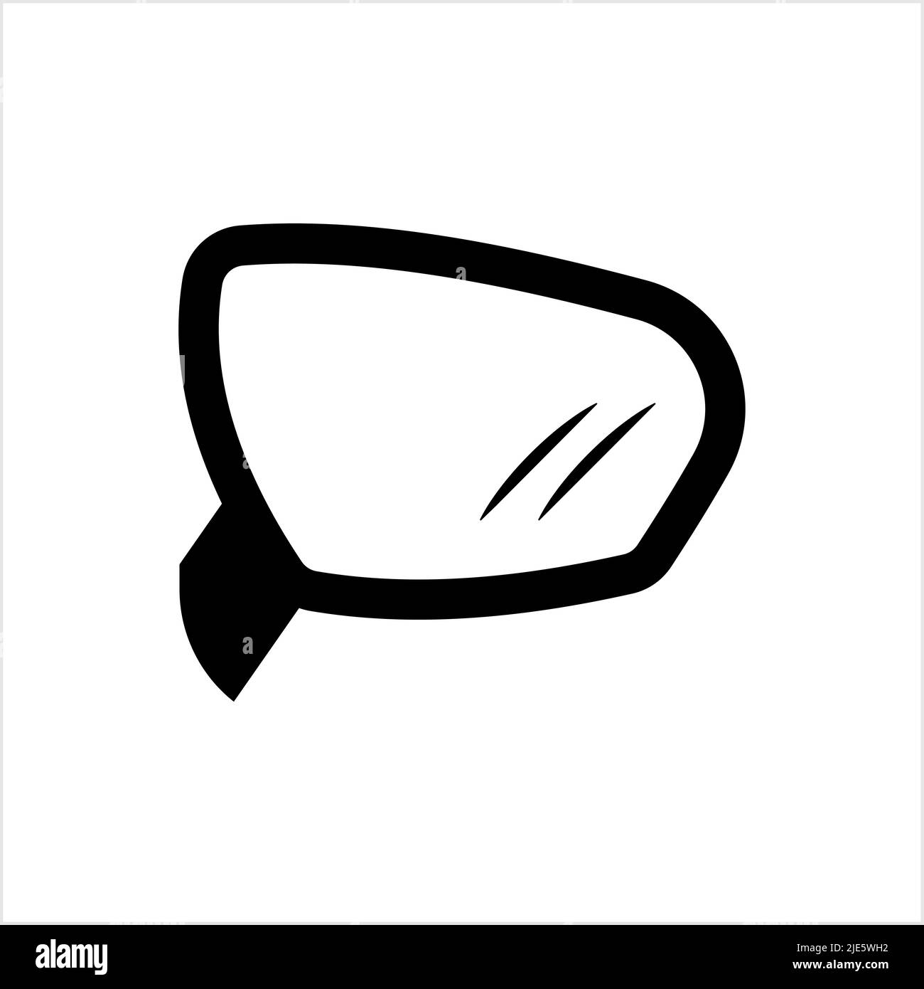 Rearview mirror view Black and White Stock Photos & Images - Alamy