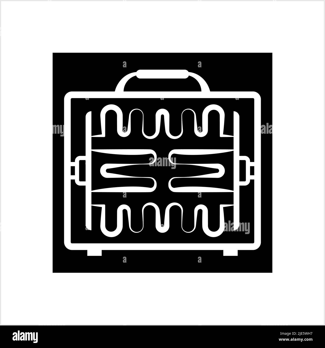 Heater Icon, Heater Vector Art Illustration Stock Vector Image & Art ...