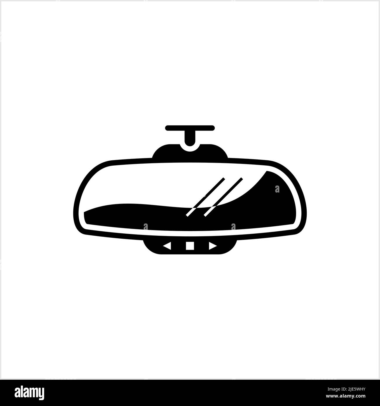 Auto rearview mirror rearview Stock Vector Images - Alamy