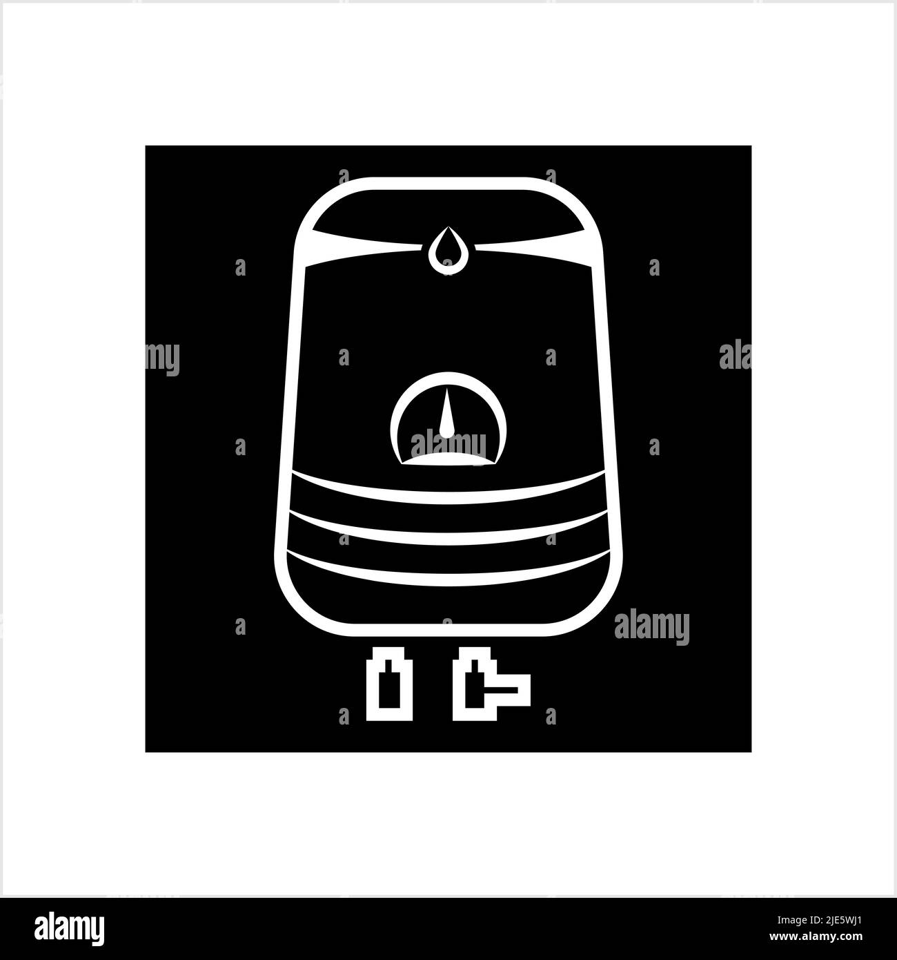 Geyser Icon, Design Vector Art Illustration Stock Vector Image & Art ...