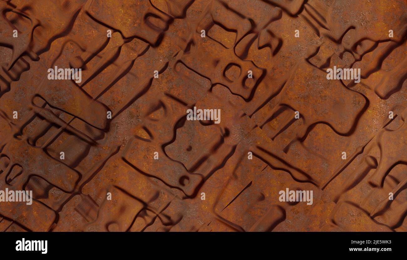 structured rusty metal plate Stock Photo - Alamy