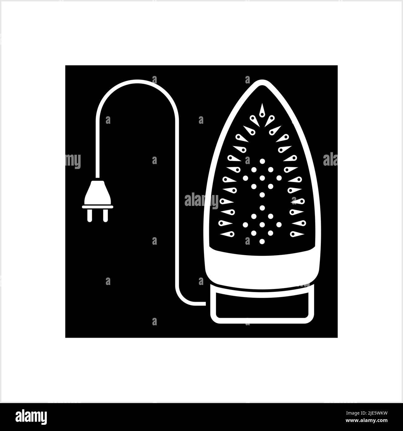 Iron Sole Plate Icon Cloth Electric Iron Front Face Plate, Glide Sole ...