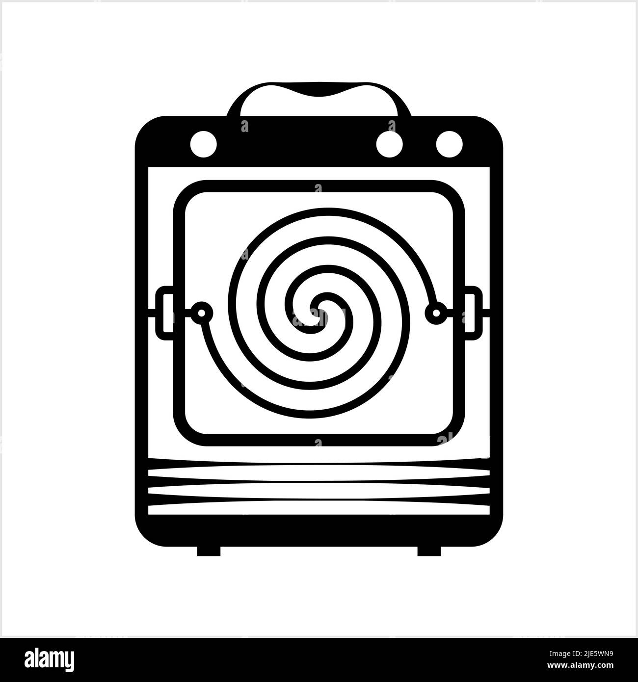 Heater Icon, Heater Vector Art Illustration Stock Vector Image & Art ...