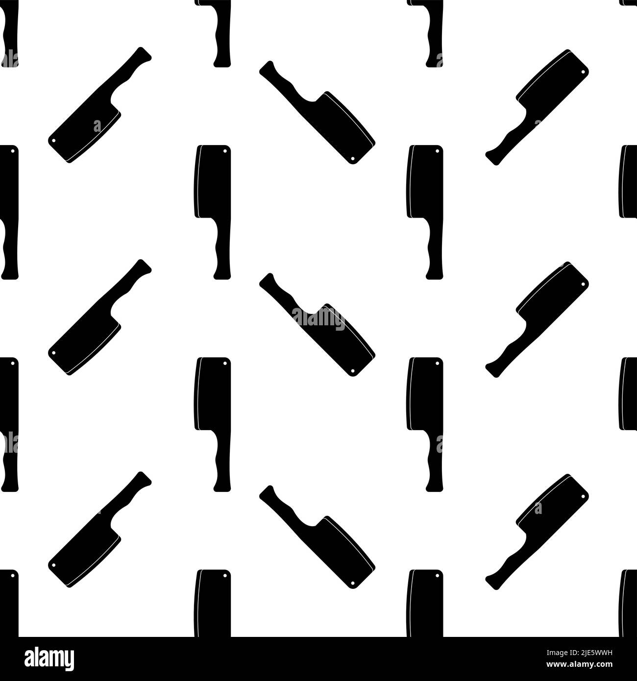 Meat Chopper Icon, Knife Seamless Pattern Vector Art Illustration Stock ...