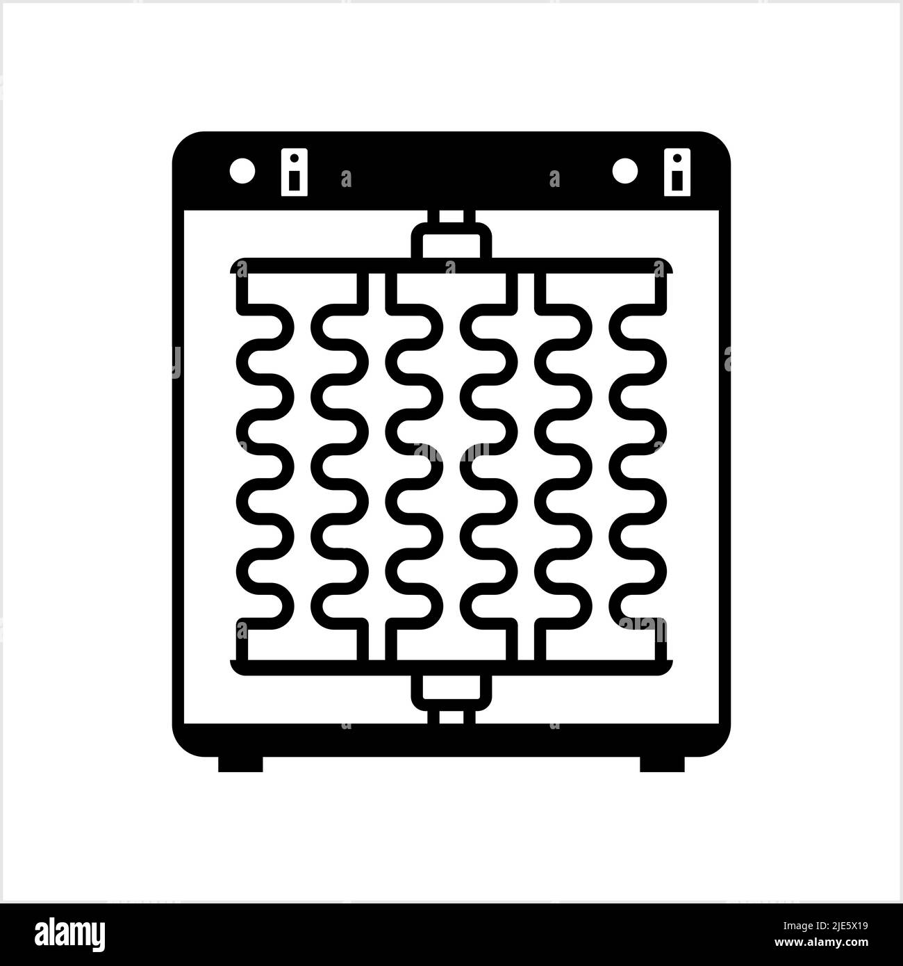 Heater Icon, Heater Vector Art Illustration Stock Vector Image & Art ...