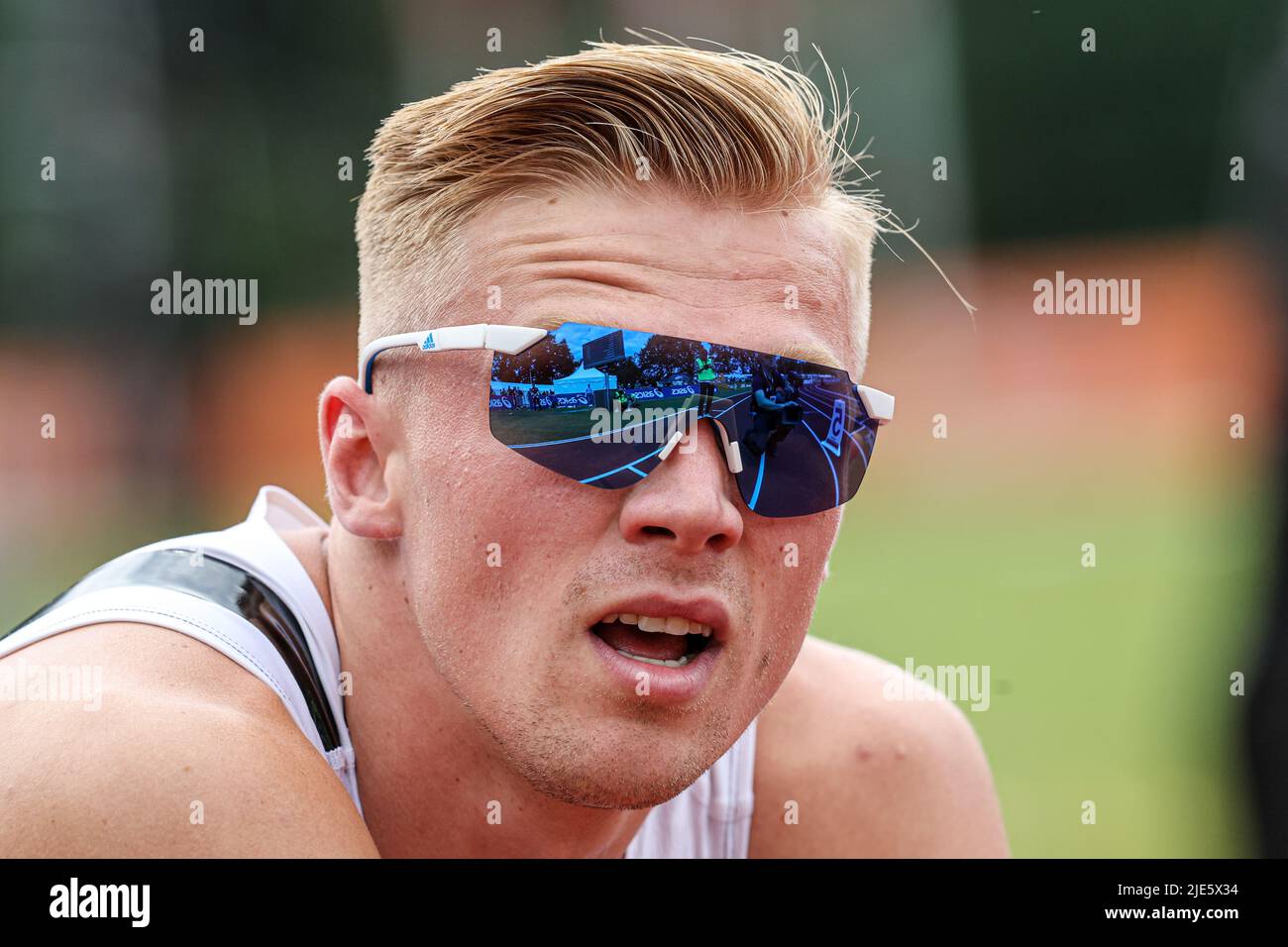 APELDOORN, NETHERLANDS - JUNE 25: Nick Smidt of The Netherlands ...