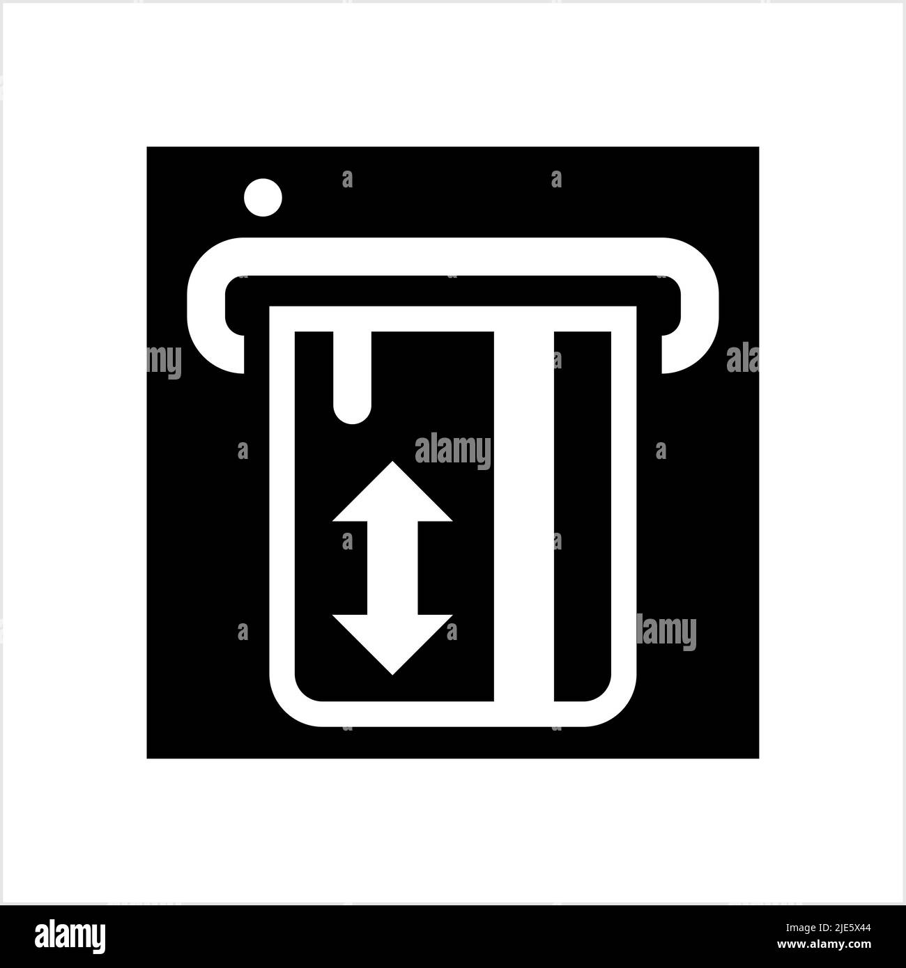 Insert Card Icon, Credit, Debit, Atm, Gift Card Vector Art Illustration ...