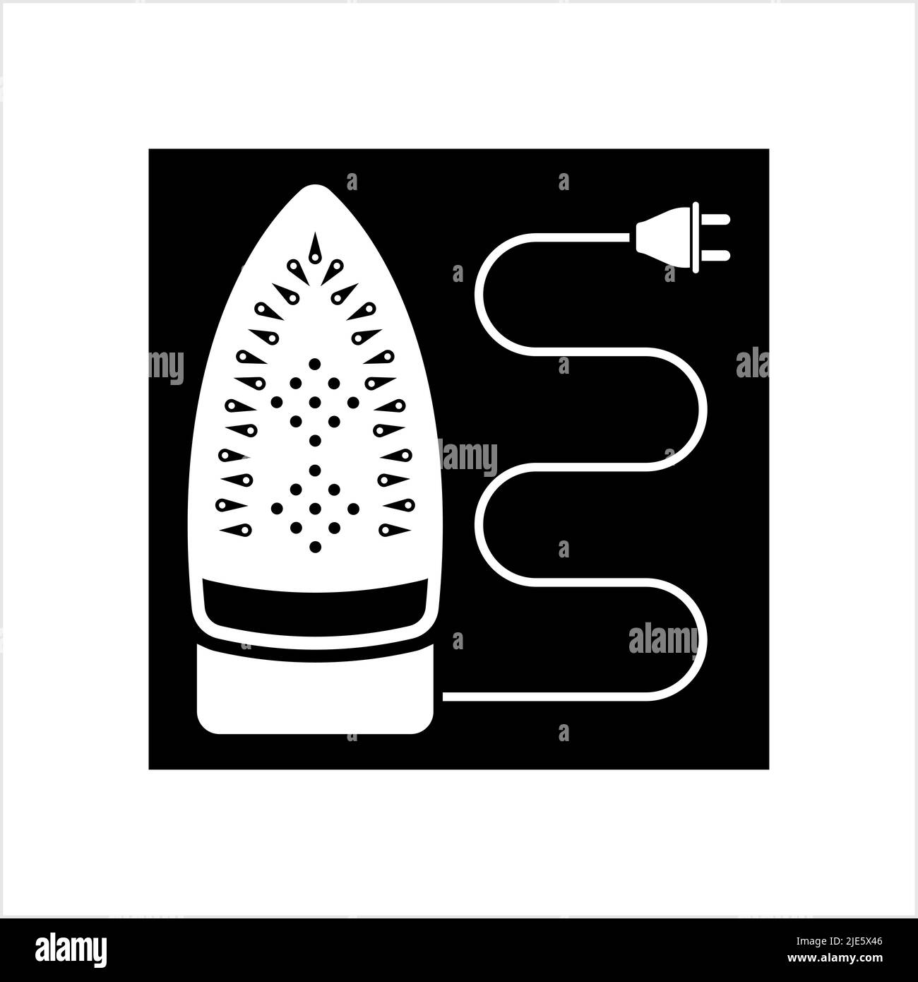 Iron Sole Plate Icon Cloth Electric Iron Front Face Plate, Glide Sole ...