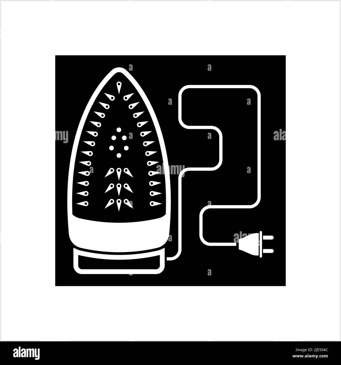 Iron Sole Plate Icon Cloth Electric Iron Front Face Plate, Glide Sole ...