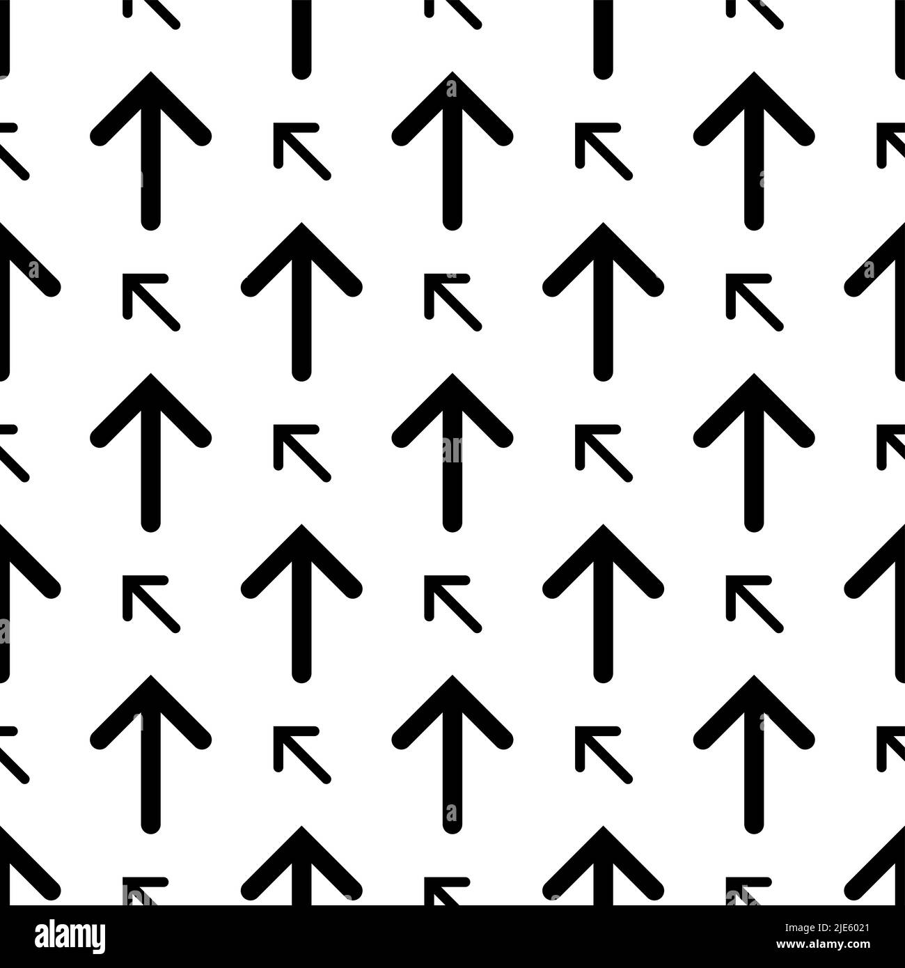 Arrow Icon Seamless Pattern, Direction Arrow Icon Vector Art ...