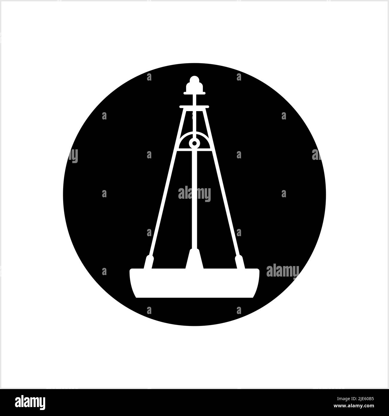 Buoy Icon, Float Buoy Icon Vector Art Illustration Stock Vector Image ...