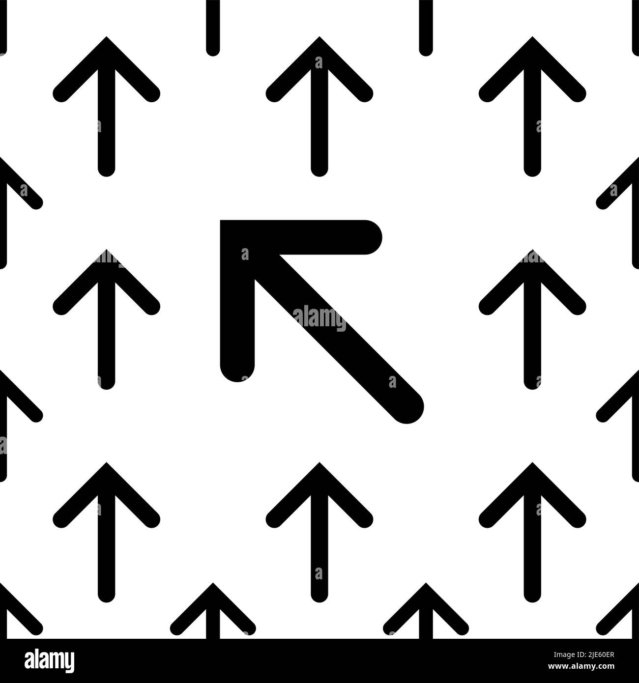 Arrow Icon Seamless Pattern, Direction Arrow Icon Vector Art ...